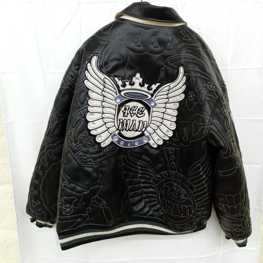 Raw Blue Ice Man Studded Rhinestone Coat Men's Xxxl 3… - Gem